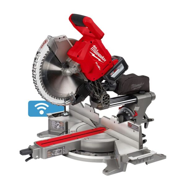 Milwaukee 2739-21HD 12" M18 Fuel Dual Bevel Sliding Compound Miter Saw ...