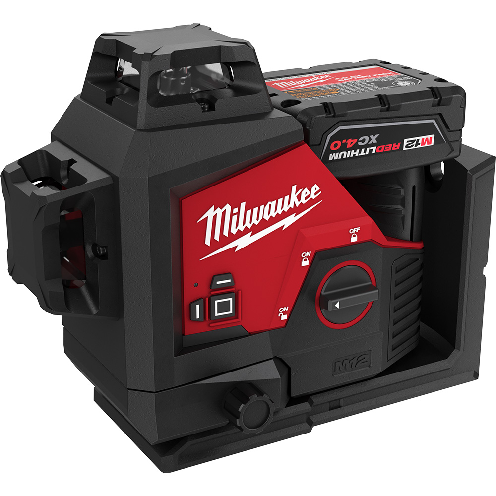 Milwaukee 3632 21 M12 Green 360 3 Plane Laser Kit Preston Hardware