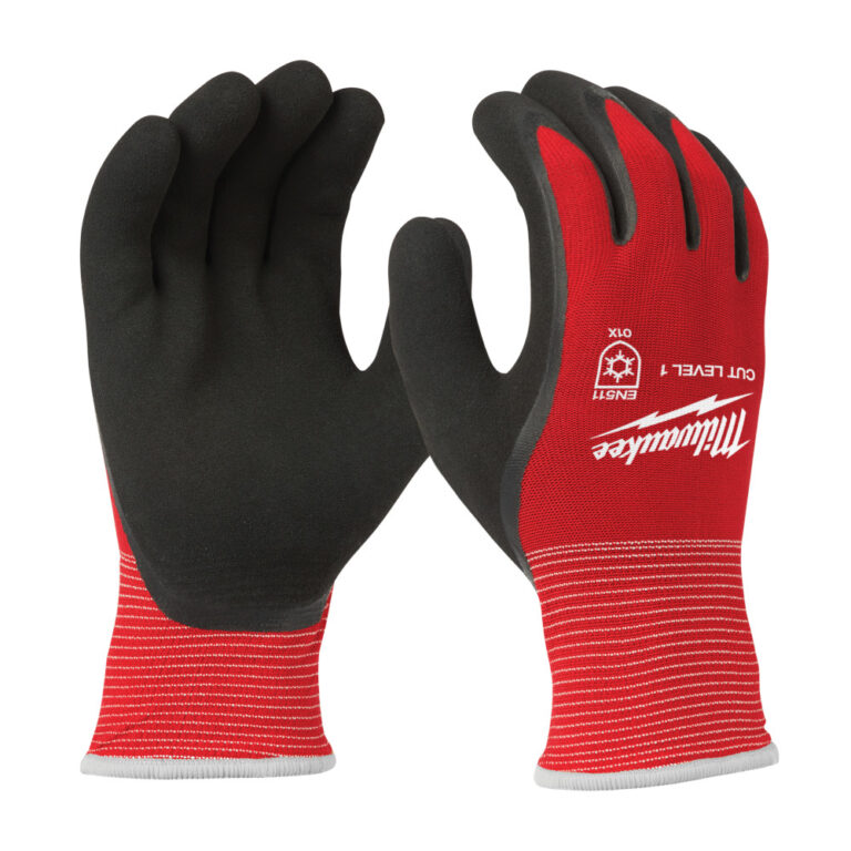Milwaukee Latex Cut Level 1 Insulated Winter Work Gloves - 48-22-8912 ...