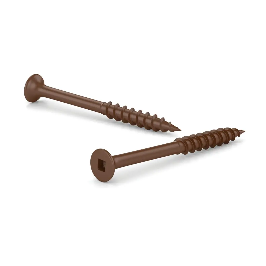 Reliable FKCBR #8 Bugle Head Brown Treated Wood Screw - 500PK - Preston ...