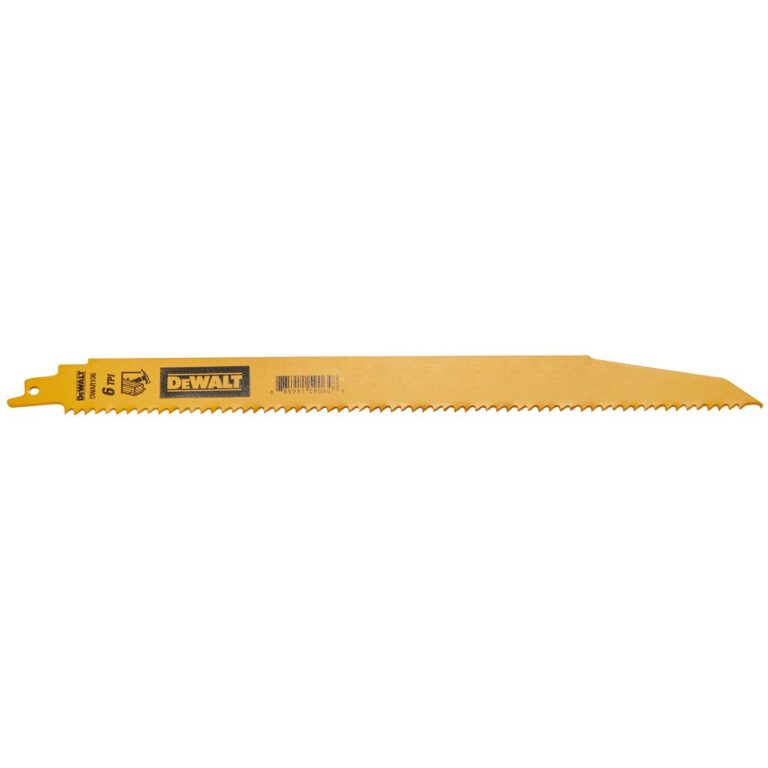 DeWalt DWAR106 12" x 6TPI Demolition Reciprocating Saw Blade - 5PK ...