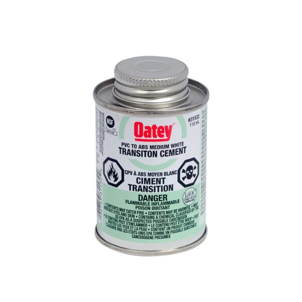 Oatey 31532 118ml PVC/ABS Transition Cement - Preston Hardware