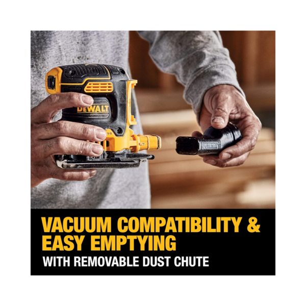 DeWalt DCW200B 1/4" 20V MAX XR Variable Speed Palm Sander - Tool Only ...