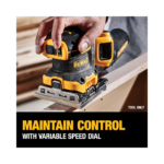 DeWalt DCW200B 1/4" 20V MAX XR Variable Speed Palm Sander - Tool Only ...