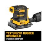 DeWalt DCW200B 1/4" 20V MAX XR Variable Speed Palm Sander - Tool Only ...