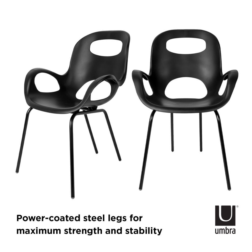 Umbra 320150-038 Oh Chair - Matte Black - Set of 4 - Preston Hardware