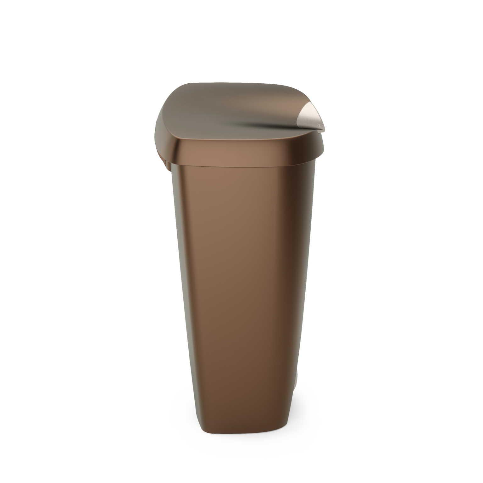 Umbra 084200-125 50 L Brim Trash Can with Lid - Bronze - Preston Hardware