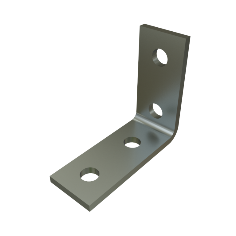 Sasco S214A-HG 4 Hole 90 Deg Angle Fitting - Hot Dip Galvanized ...