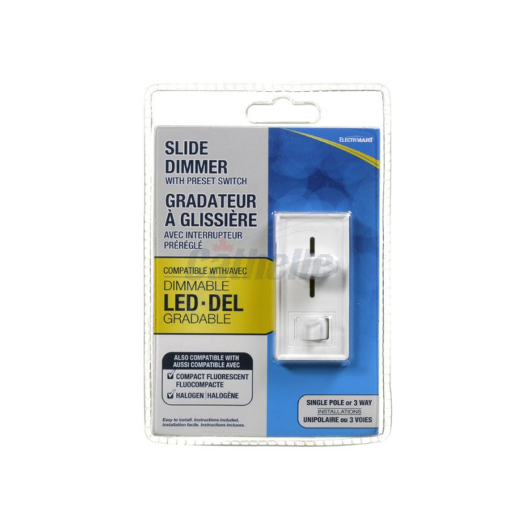 4593 Led Slide Dimmer W/Preset Switch - Preston Hardware