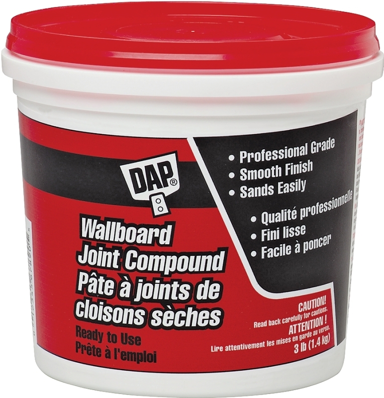 DAP 30120 Joint Compound, Paste, Gray, 1.5 kg Tub - Preston Hardware