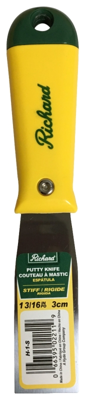 Hyde H-1-S 1-3/16 1-3/16" Carbon Steel & Polypropylene Putty Knife ...