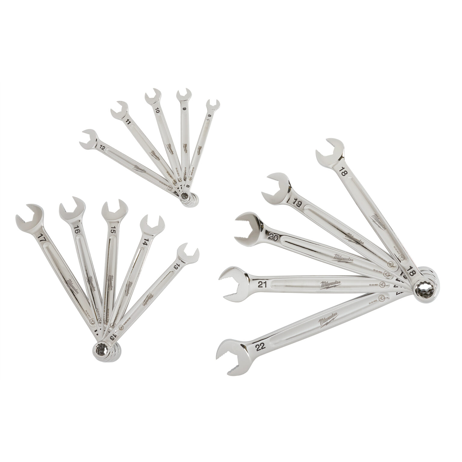 Milwaukee® 48-22-9515 Metric Combination Wrench Set, 15 Pack - Preston ...